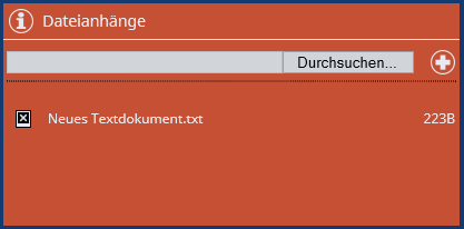 Dateianhänge – INTRACALL Dokumentation